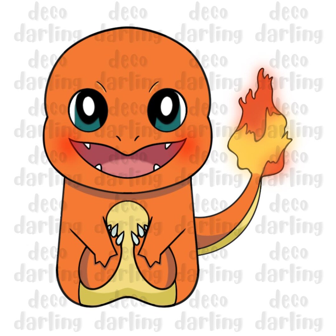 Chibi Pokémon Stickers Gen 1 Starters & Shiny Variations Kawaii Vinyl ...