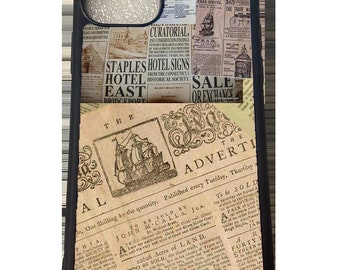 Newspaper Phone Case - Etsy
