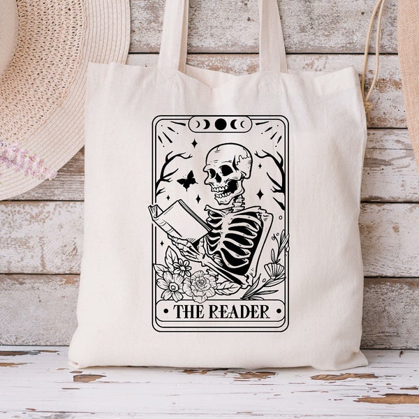 Reading Tote Bag - Etsy