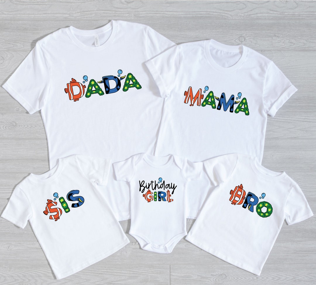 Finding Nemo Birthday Shirt: Custom Matching Family Tee - Etsy