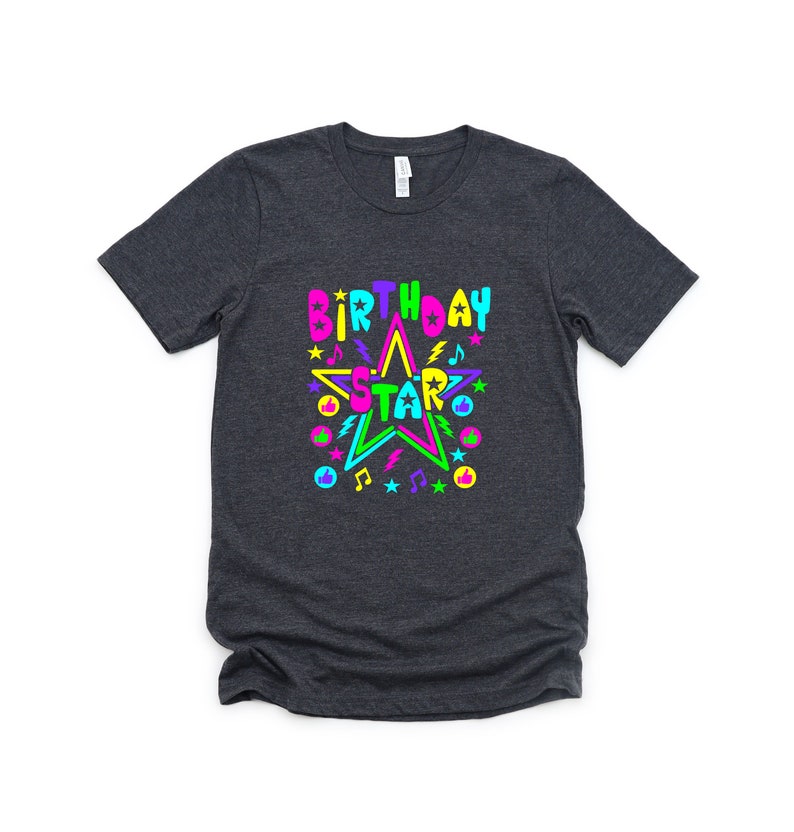 Personalized Birthday Star Squad Shirt: Matching Group Tee - Etsy