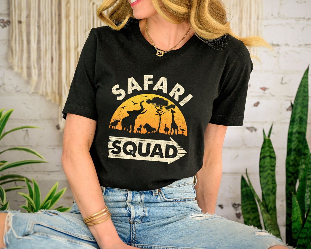 Safari Squad Shirt, Safari Gift, Safari Guides, Safari Trip Shirt, Family Vacation Shirts ...