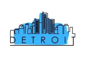 Detroit Skyline Svg - Etsy