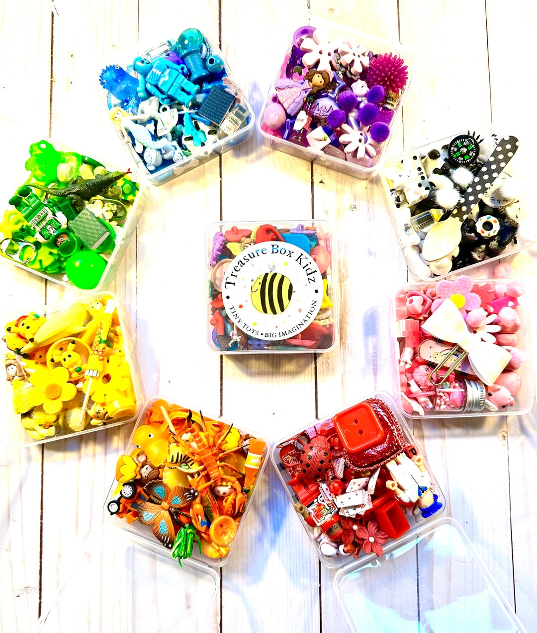 Mini Pocket Treasure Boxes : Loose Parts / Sensory Toys / Tinker Box ...