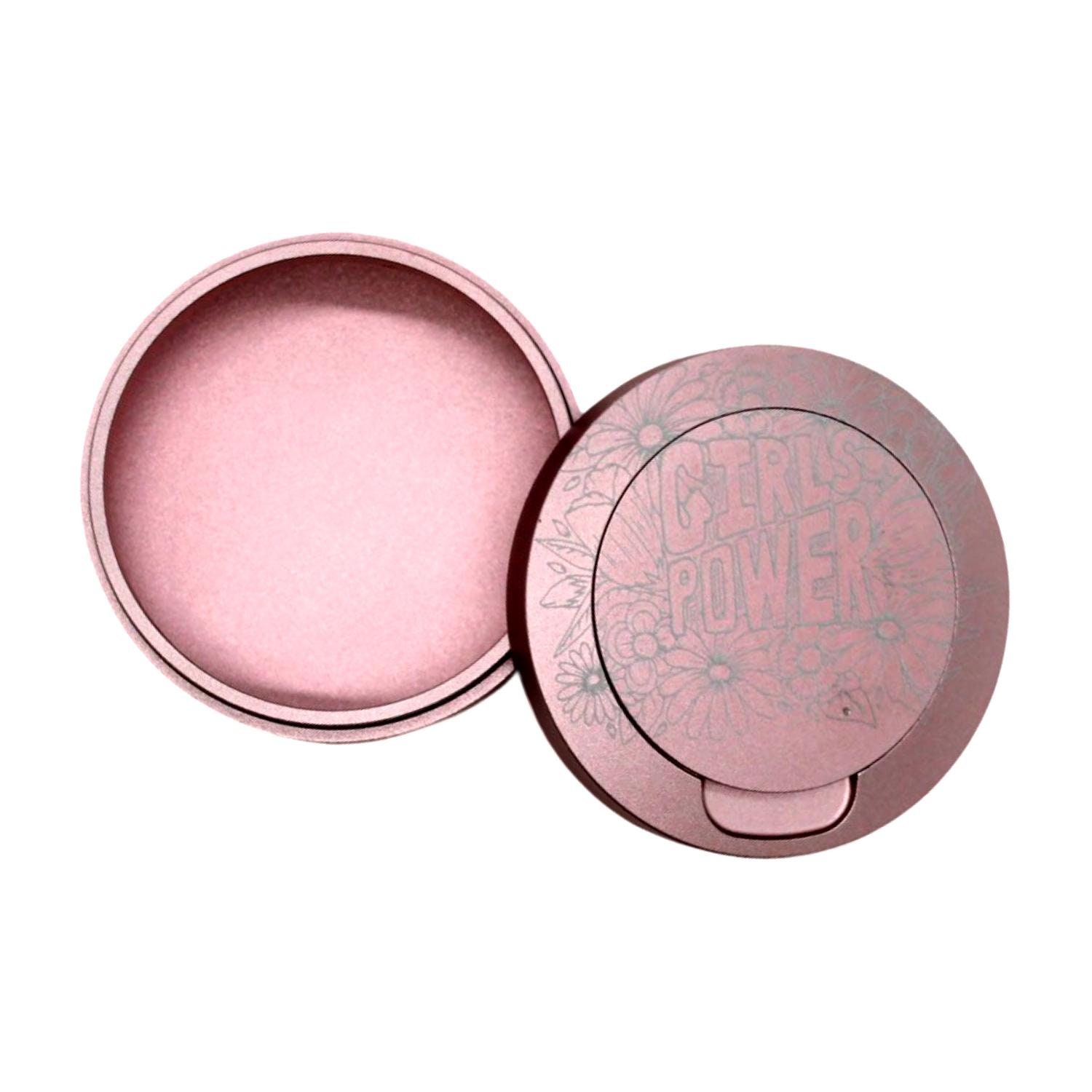 Snuff Box in Pink Aluminum for All Snus Girls Power Flowers - Etsy