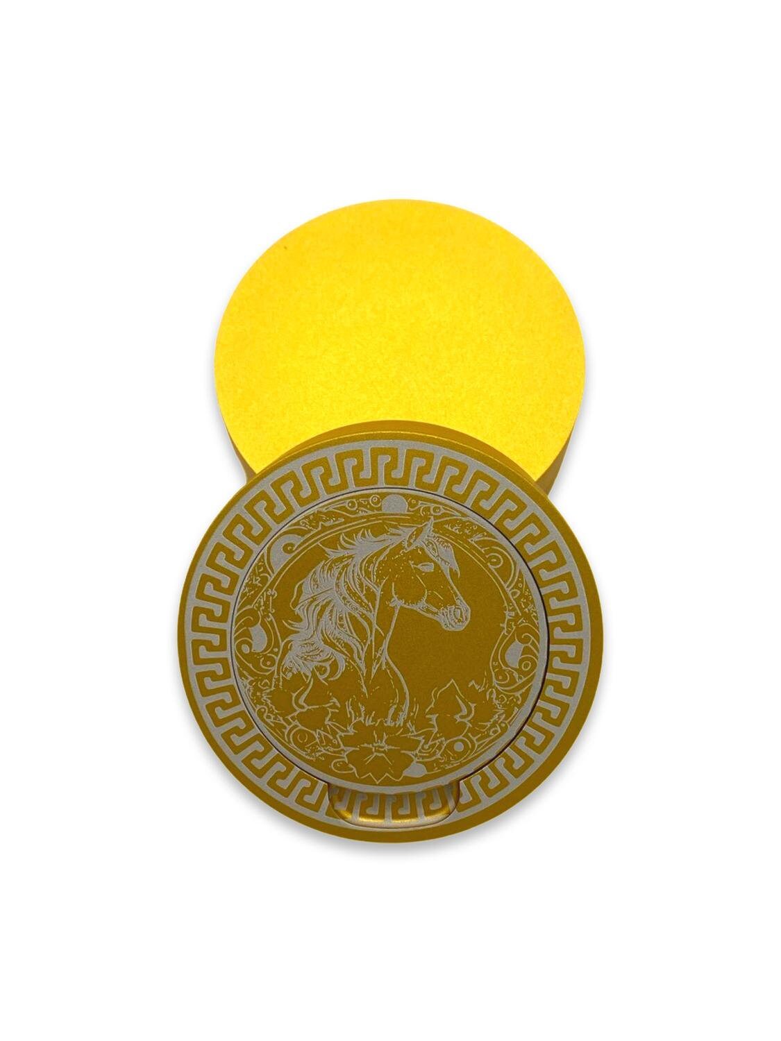 Snuff Box in Gold Aluminum for All Snus Horse Flowers - Etsy