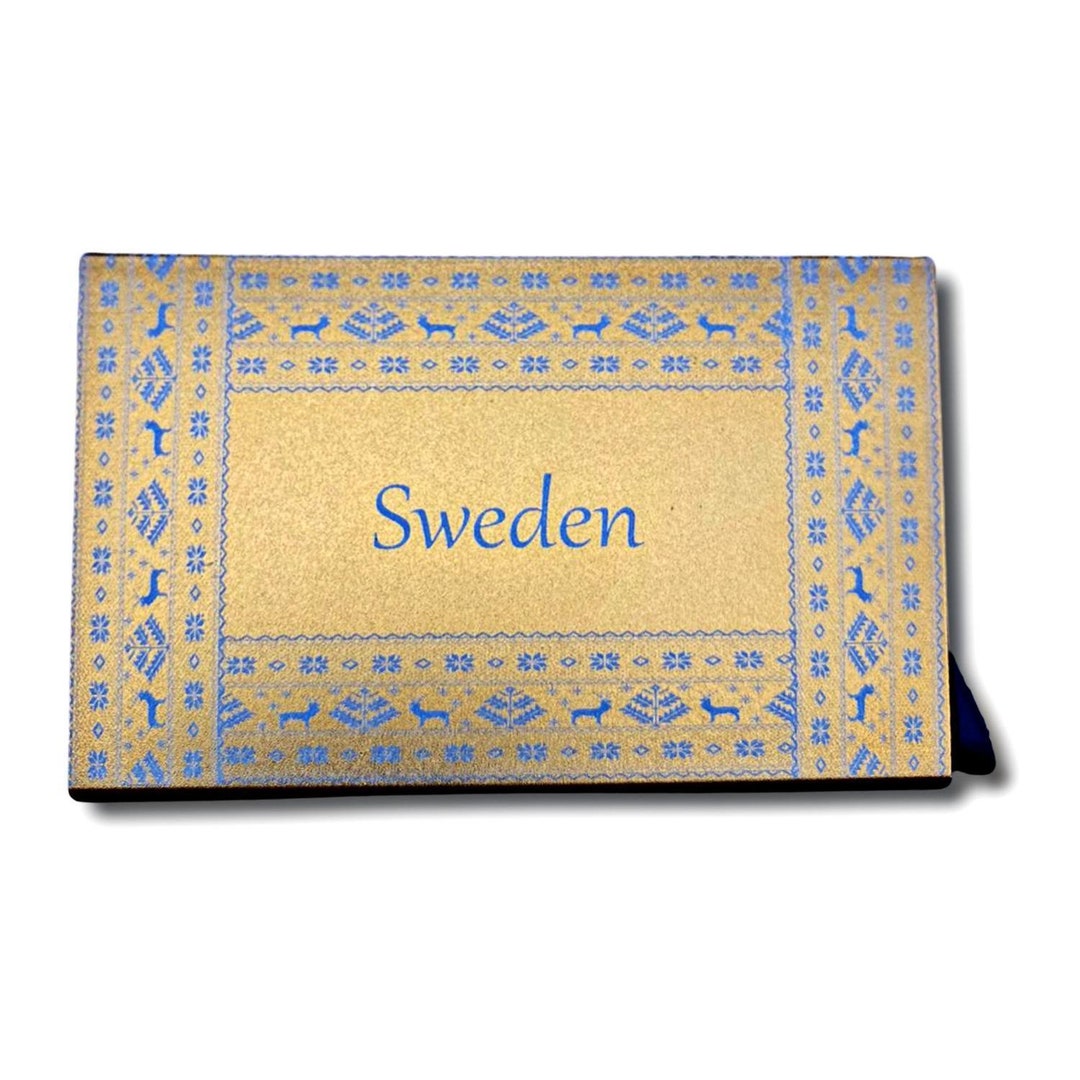 Gift Card Holder for Credit Cards & Business Cards Sweden Pattern - Etsy