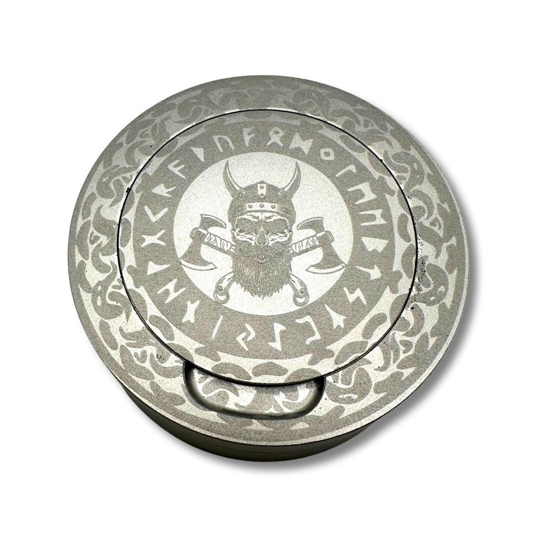 Snuff Box in Aluminum for All Snus With Compartment Viking - Etsy Hong Kong