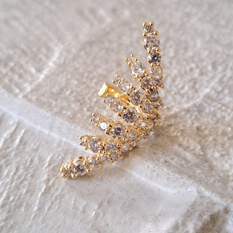 Gold Cuff Earrings - Etsy