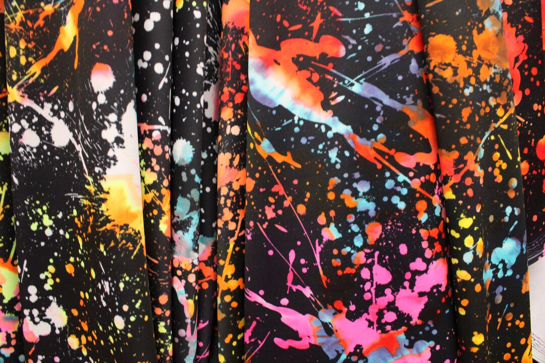 Rainbow Splatter || Paint Splatter || Multiple Colors || Sold by the ...