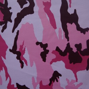 Raspberry Pink Camouflage || 4 Way Stretch Spandex || Sold by the Yard ...