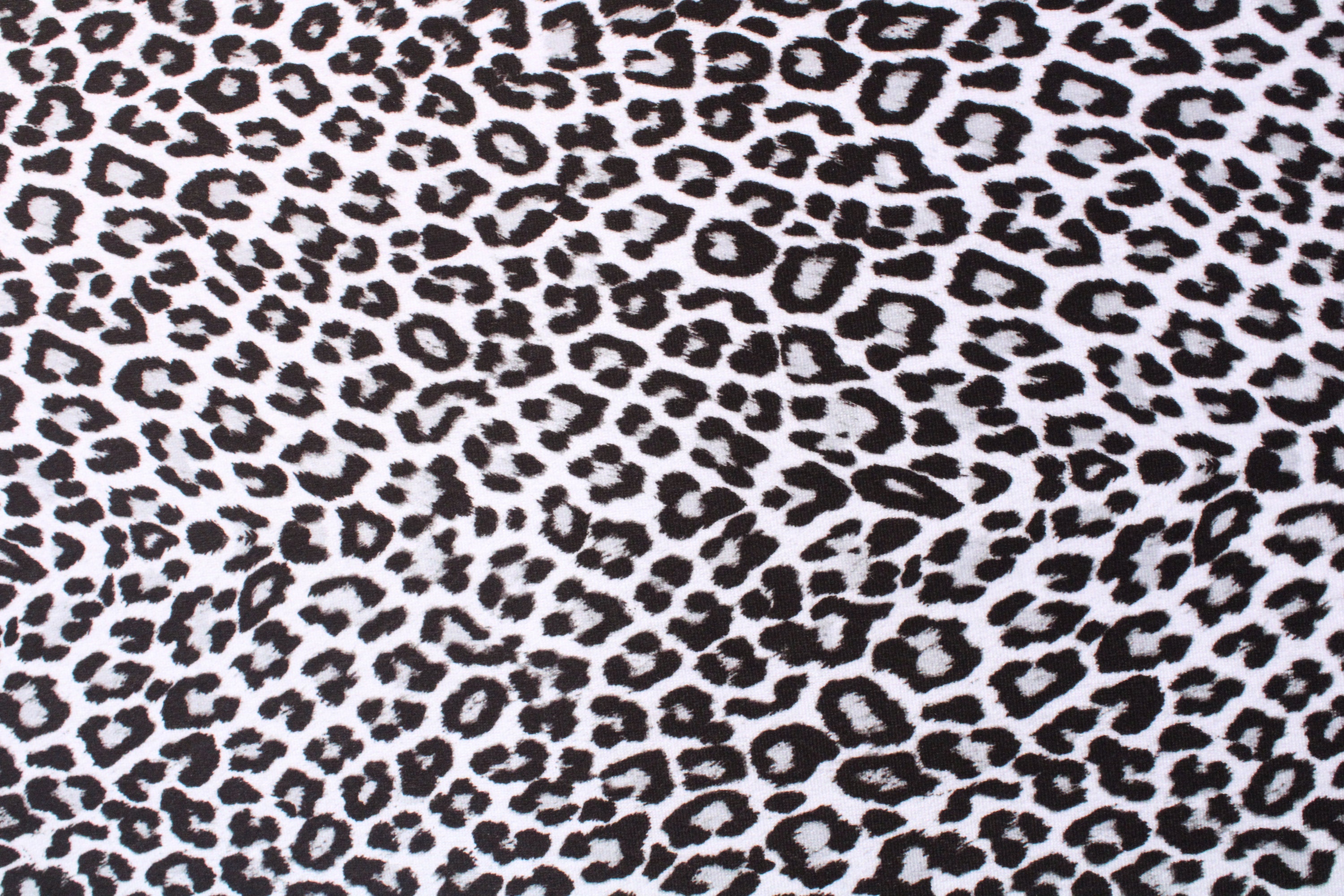 Snow Leopard Silver Cheetah Silver, Gray, Black 4 Way Stretch Velvet ...