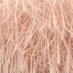 Silver Tinsel Feather Fringe || Glamorous Eyelash Fringe || Blush ...