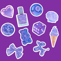 Max and Ruby Glitter Stickers- Max and Ruby, Y2K Stickers, Nostalgia ...