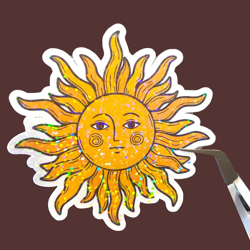 Sun Stickers - Etsy