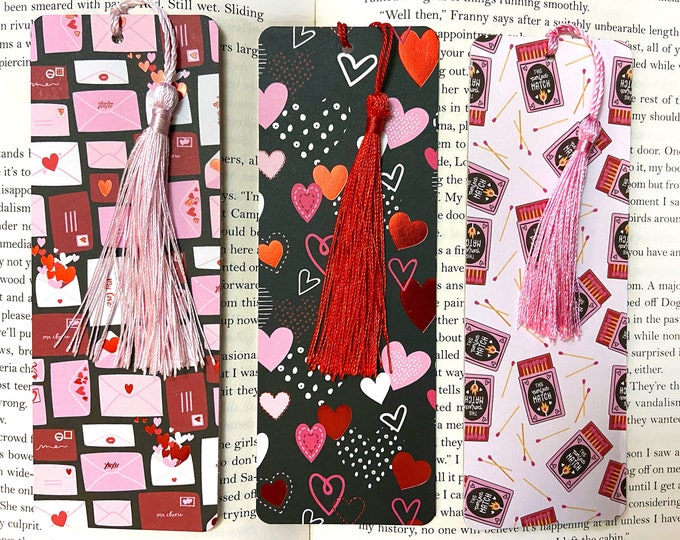 Valentine's Day Gift Cute Valentine's Day Bookmarks Gifts for Her Metal ...