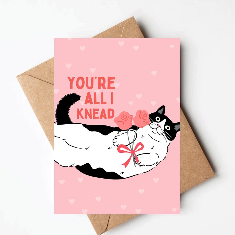 Tuxedo Cats Valentines Day - Etsy