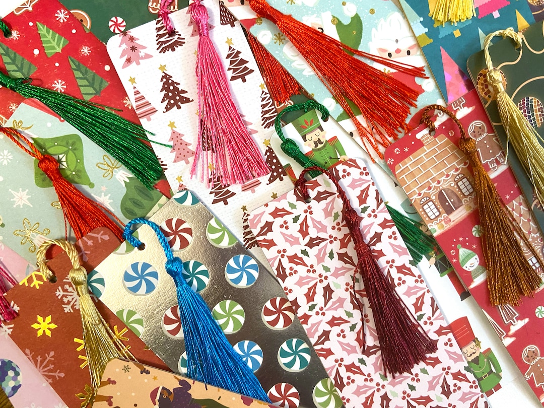 Bulk Christmas Bookmarks, Assorted Holiday Bookmark Bundle, Bulk ...
