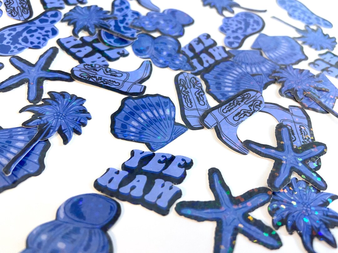 Coastal Cowgirl Confetti, Cowgirl Birthday Decorations, Beach Coastal ...