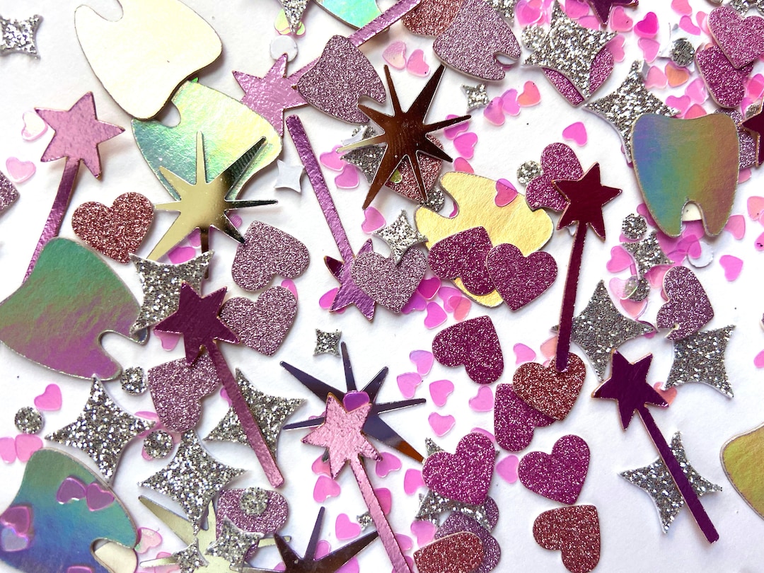 Tooth Fairy Confetti, Tooth Fairy Decorations, Fairy Dust, Glitter ...