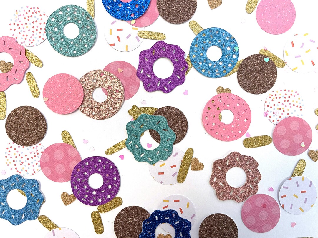 Donut Confetti, Donut Grow up Birthday Decorations, Donut Birthday ...