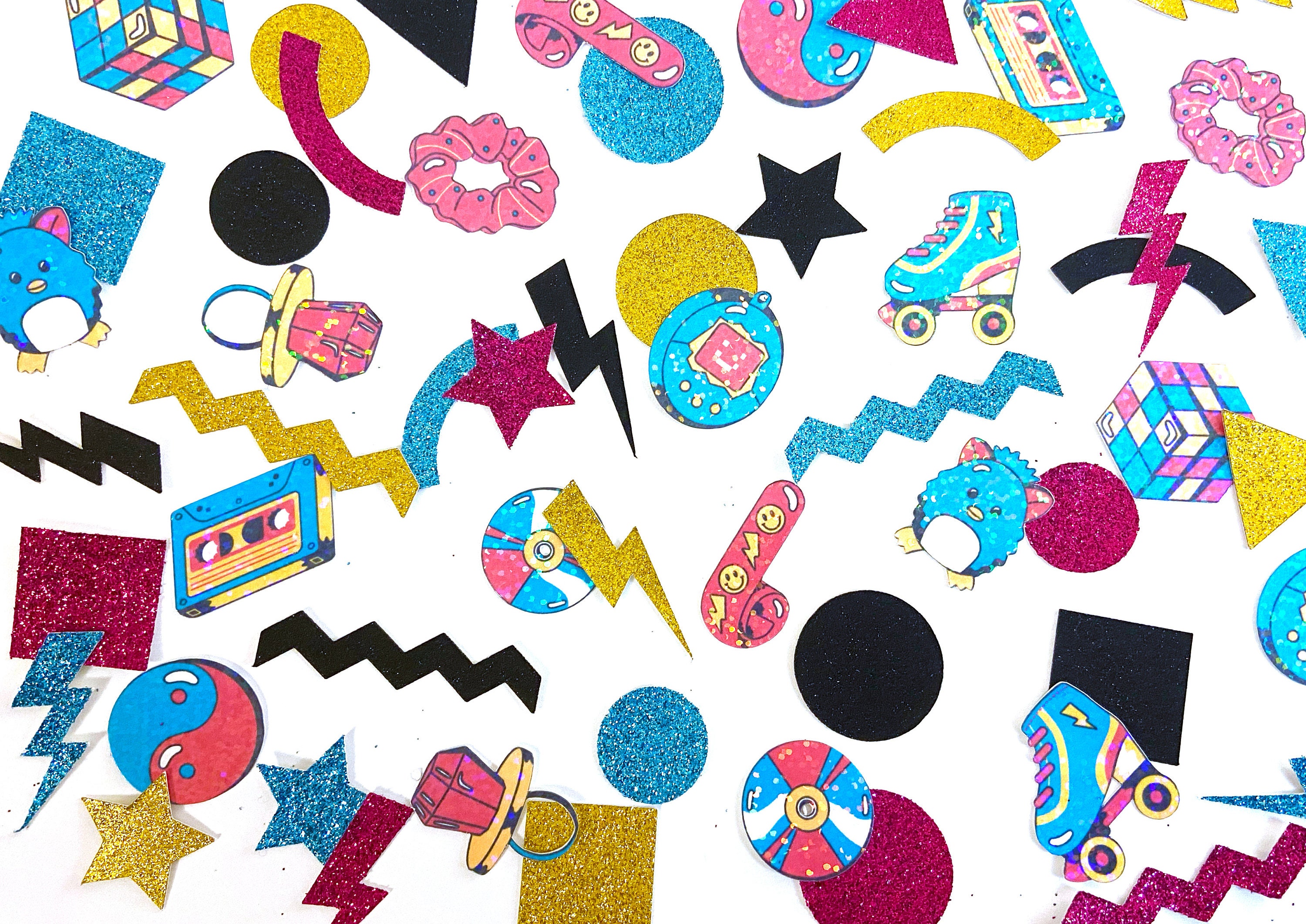 Back to the 90's Confetti, 90s Birthday Decorations, 90's Bachelorette ...
