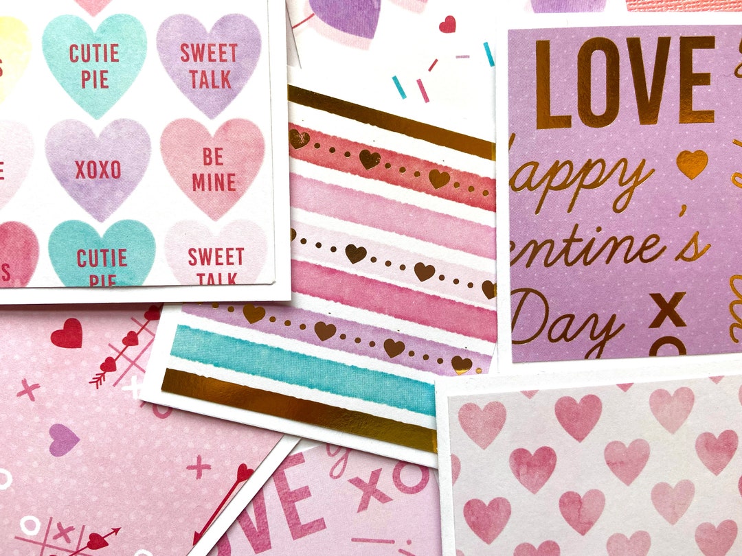 Assorted Mini Valentine Cards, Mini Valentines With Envelopes ...