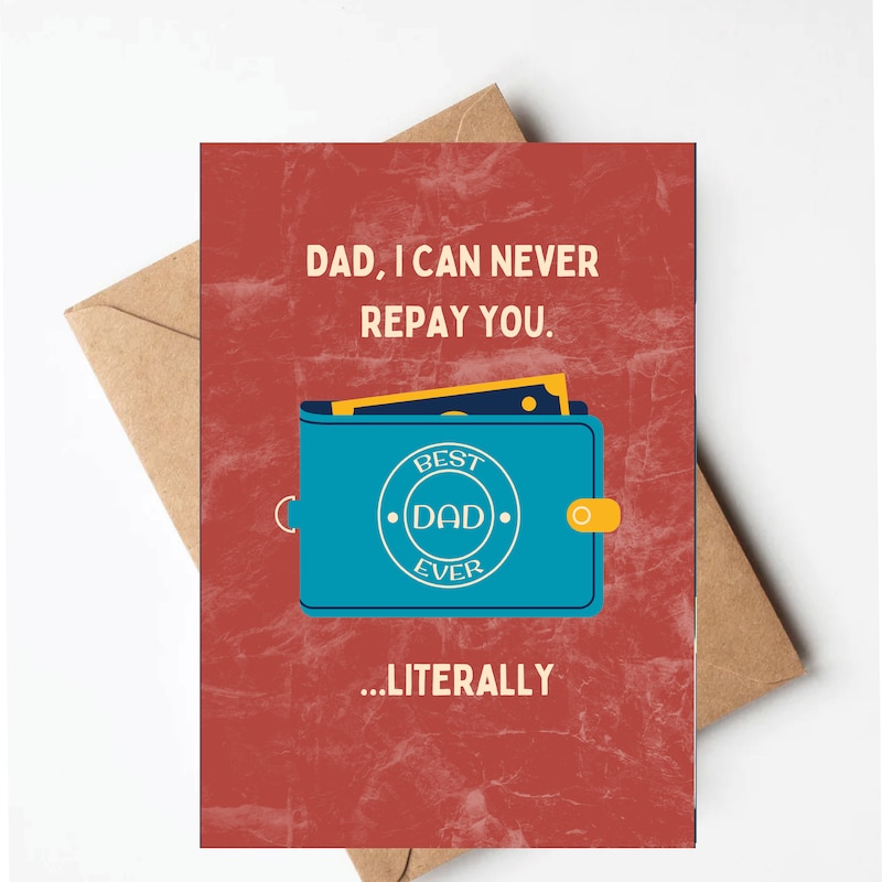 Funny Dad Card - Etsy