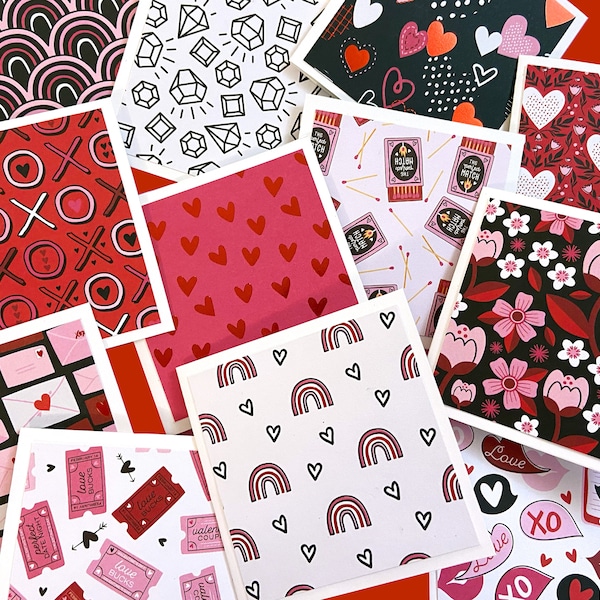 3x3 Note Cards - Etsy