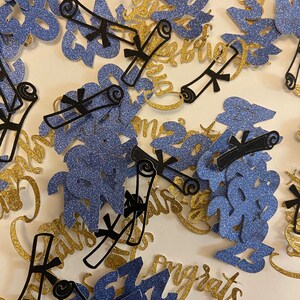 Personalized Graduation Confetti, Graduation Party Decorations, 2023 ...