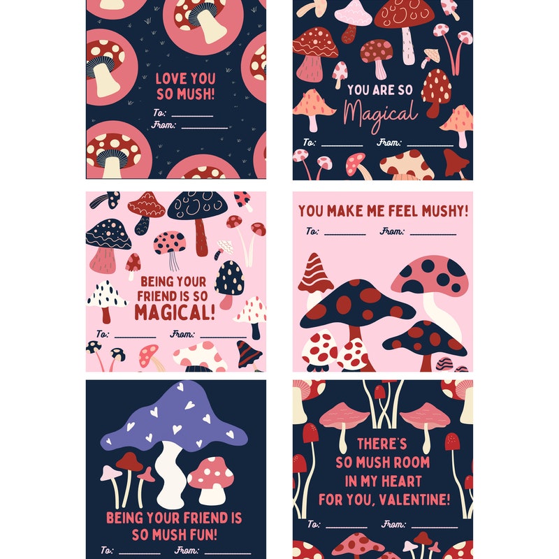 Mushroom Valentine - Etsy