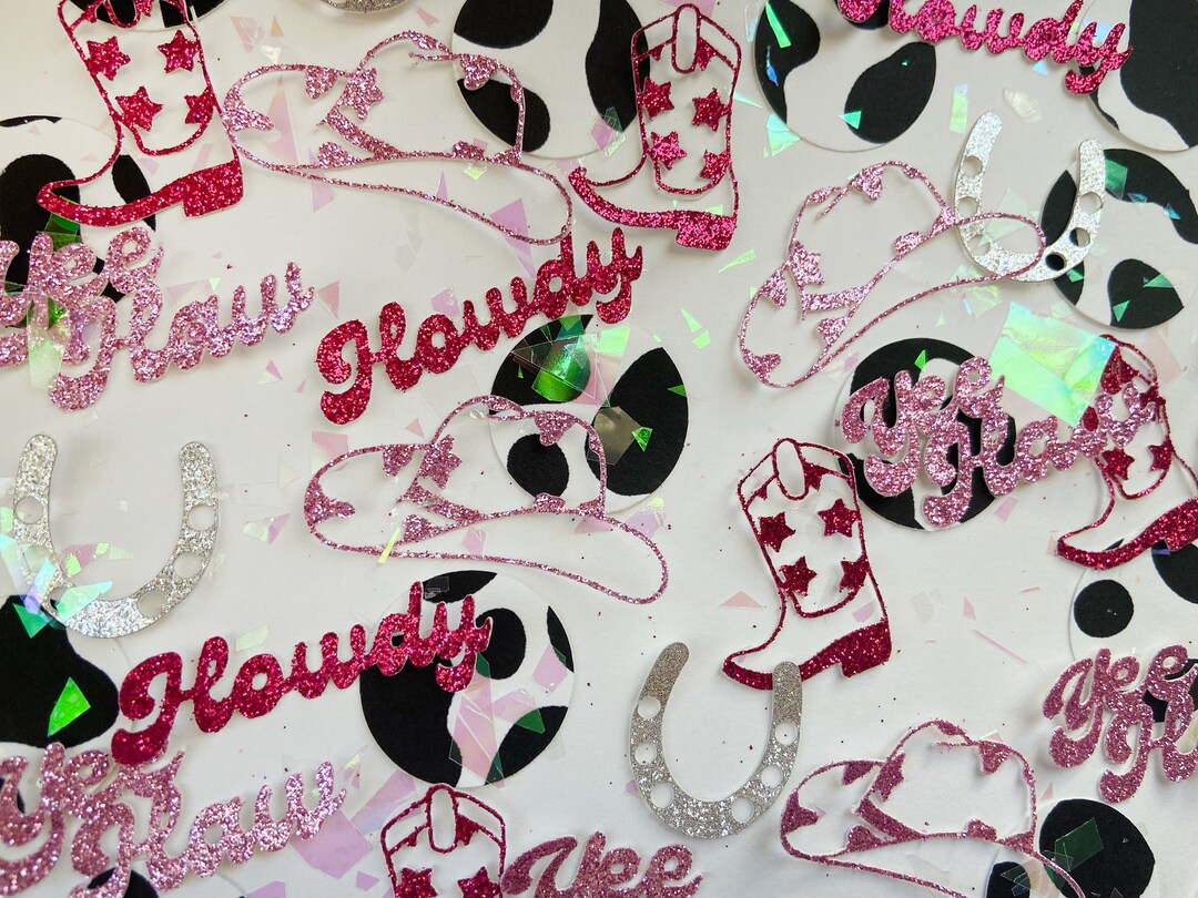 Cowgirl Confetti, Cowgirl Birthday Decorations, Howdy Party Decor ...