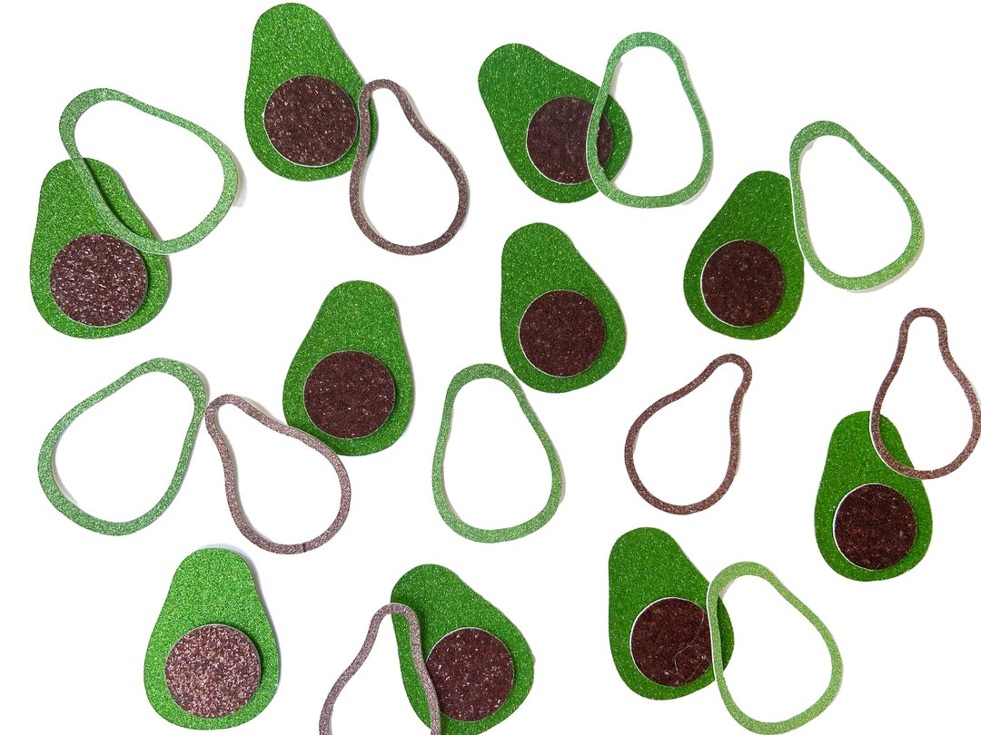 Avocado Confetti, Fiesta Birthday Decorations, Taco Birthday Decor ...