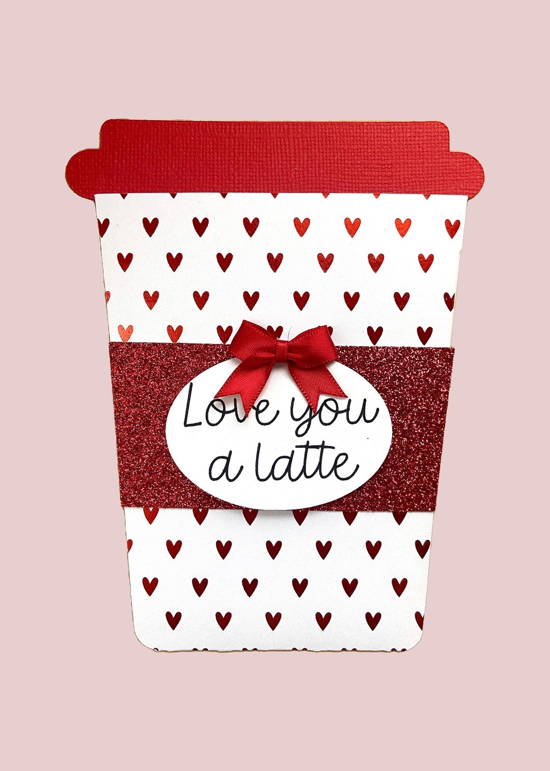 Valentines Day Gift Card Holder, Coffee Cup Gift Card Holder, Unique ...
