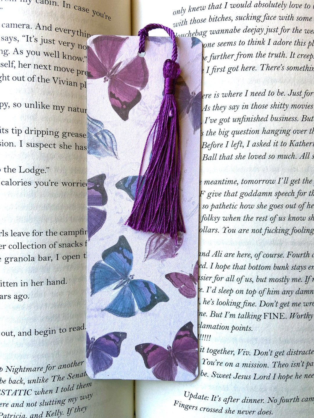 Butterfly Bookmark, Pretty Bookmark for Women, Bookmark for Her ...