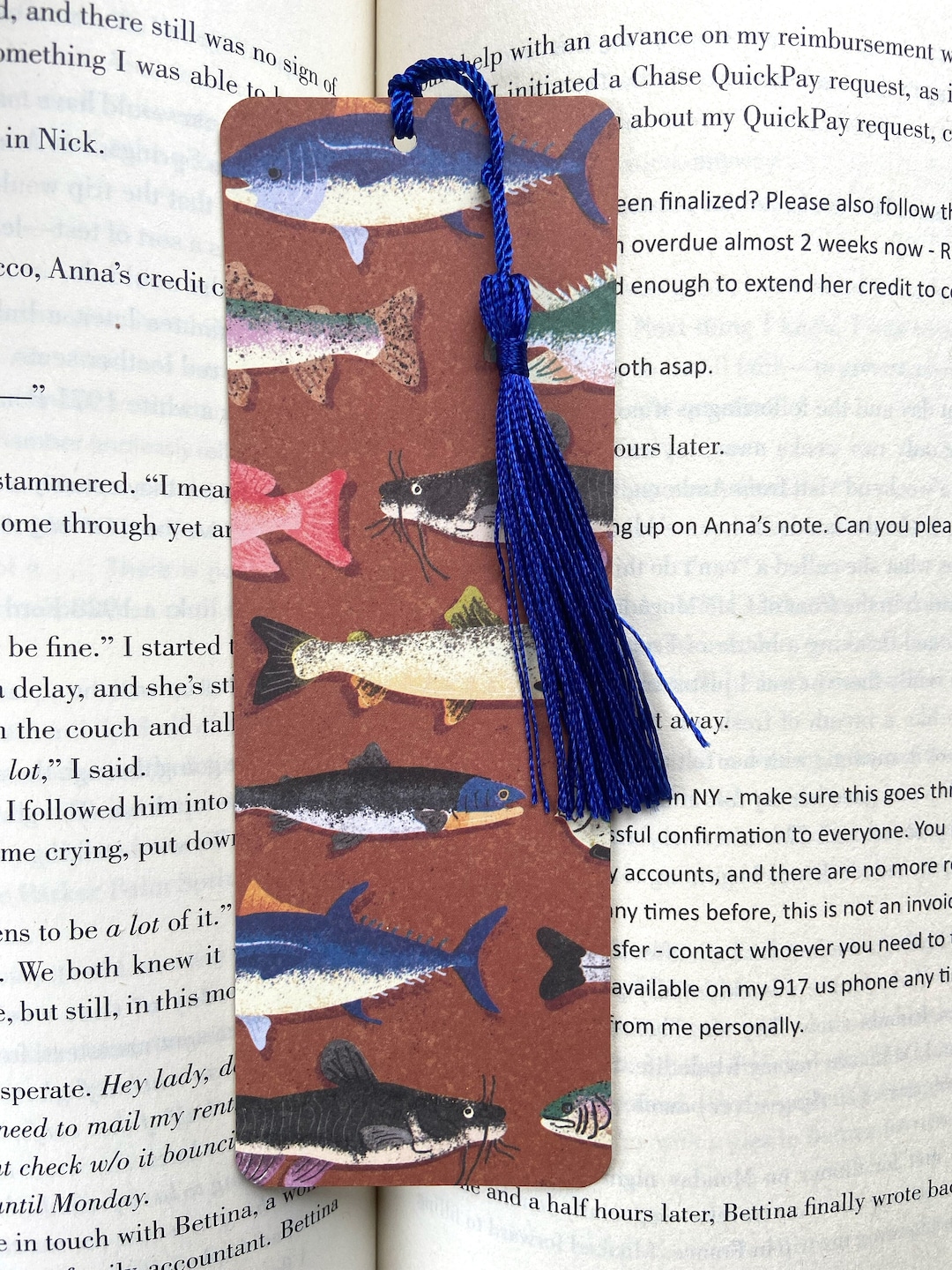 Fish Bookmark, Boys Bookmark, Bookmark for Him, Kids Bookmarks ...