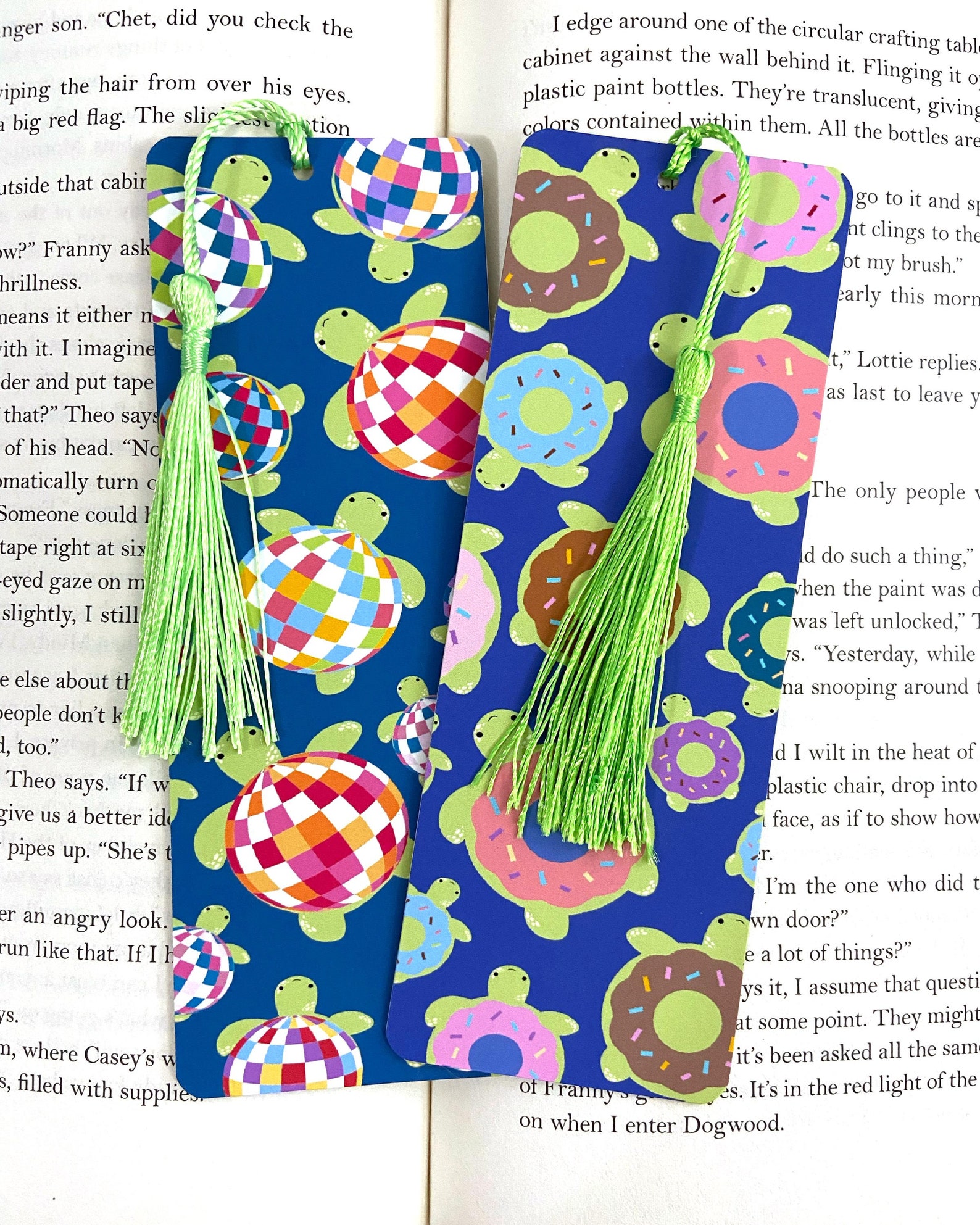 Turtle Bookmarks, Cute Kids Bookmark Set, Funny Bookmarks for Her With ...