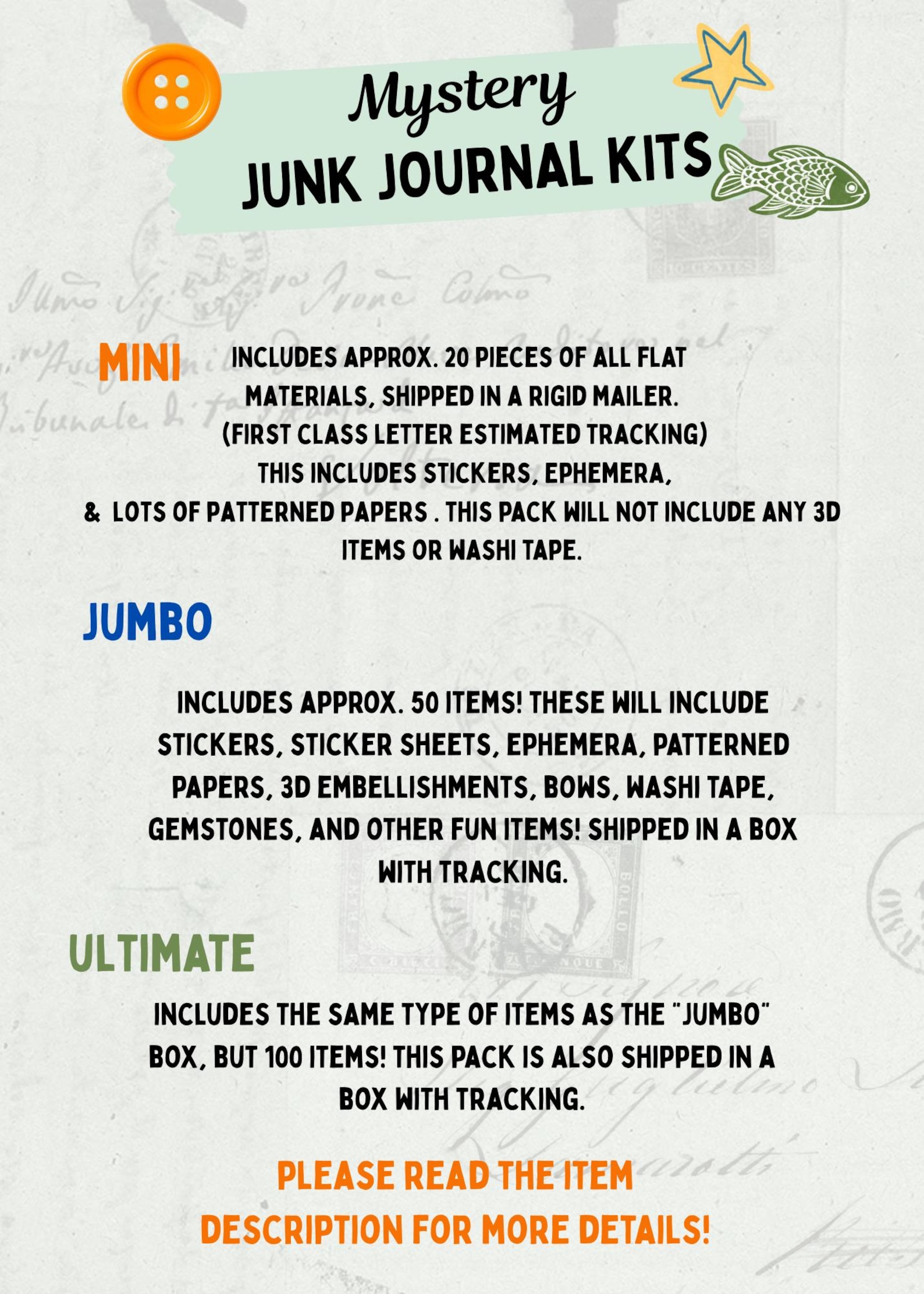 Mystery BOOK THEMED Junk Journal Grab Bag, Book Club Scrapbooking ...