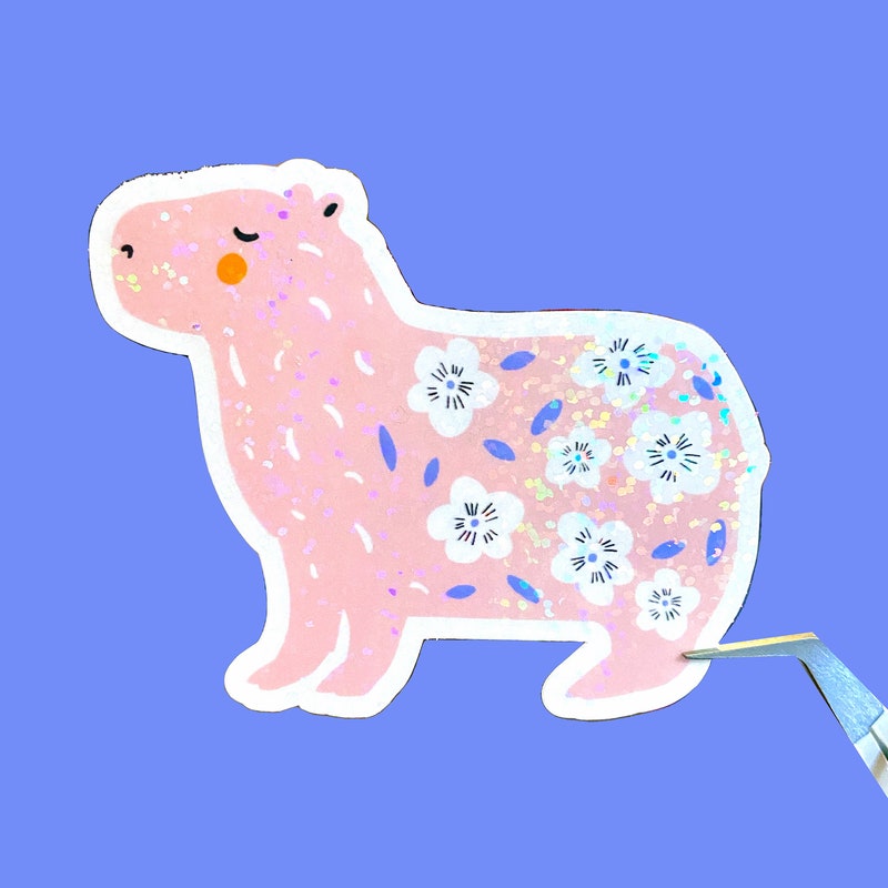 Cute Capybara Stickers - Etsy