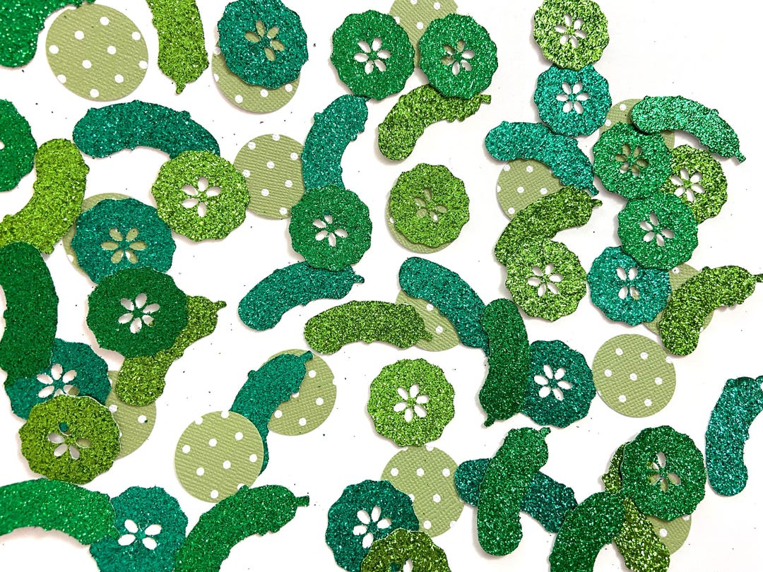 Pickle Confetti, Dill Pickle Birthday Decorations, Pickle Party ...