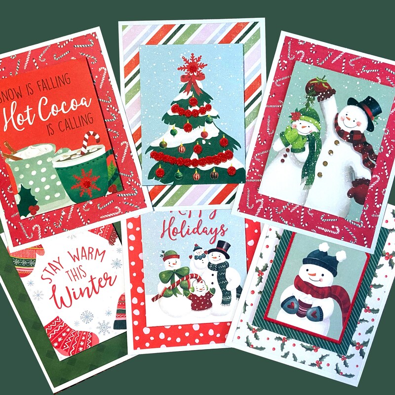 Christmas Cards Handmade - Etsy