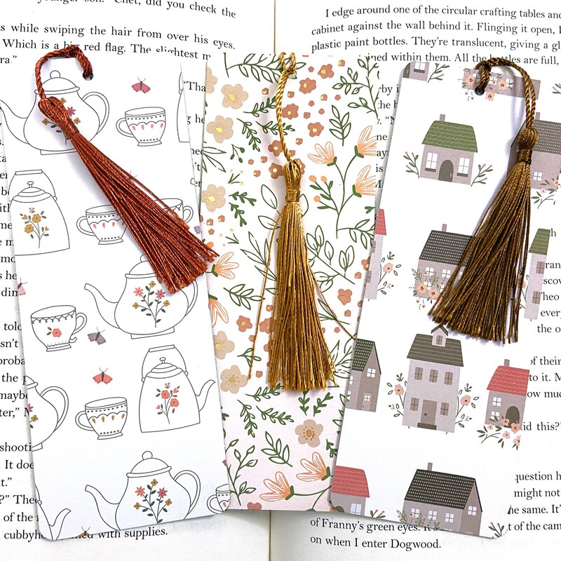 Tea Cup Bookmark - Etsy