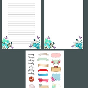 Printable Writing Paper Stationary Letter - Etsy