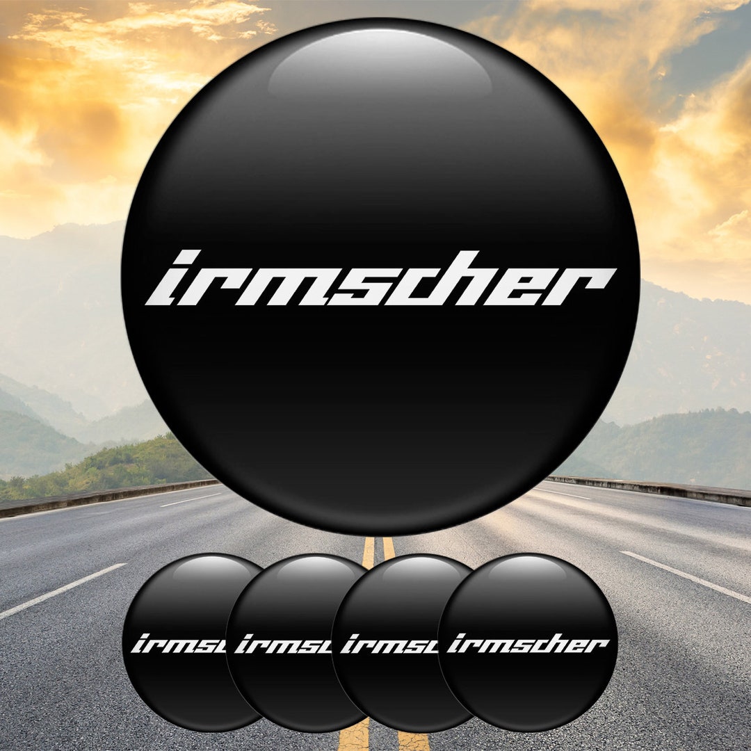 Irmscher Stickers Superior Quality Silicone Coated Center Wheel Cap ...