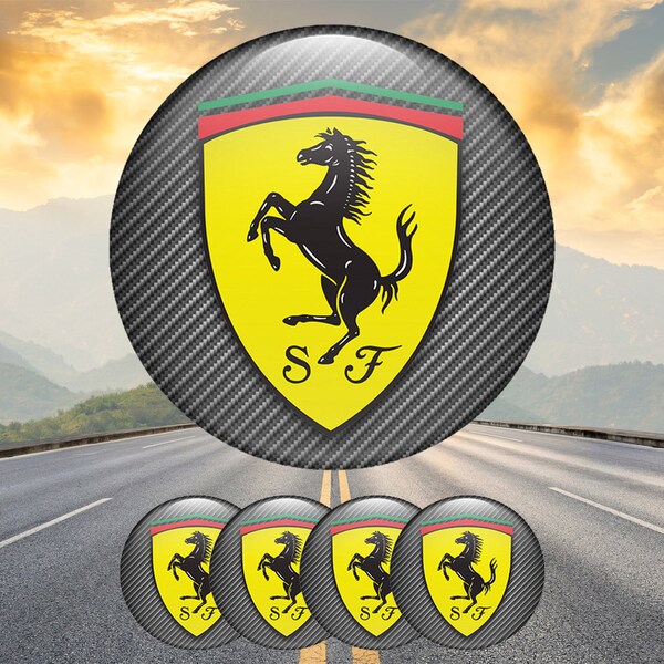 Ferrari Cap Decals - Etsy