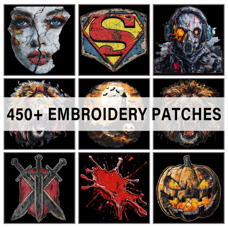 Embroidery Patch Designs - Etsy