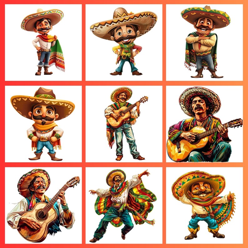 100 Cinco De Mayo Clipart Bundle Fiesta Clipart PNG Digital Download - Etsy