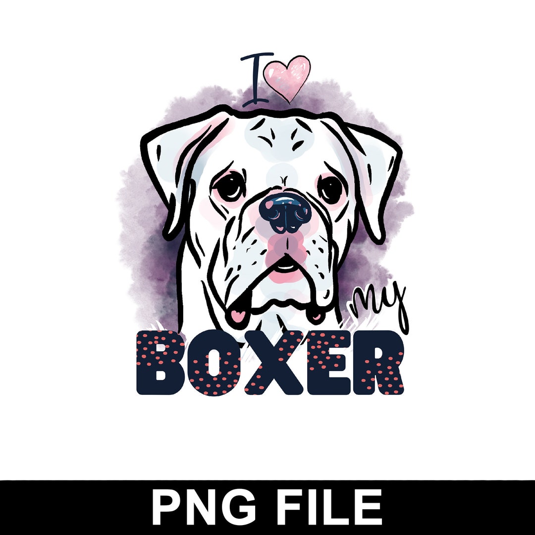 Boxer Dog Png Peeking Boxer Png Dog T-shirt Design Png Adorable Dog Cut ...