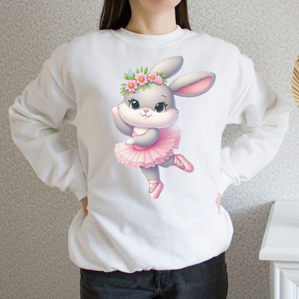 Easter Bunny Clipart Cute Bunnies PNG Set Bunny Watercolor Easter Bunny ...