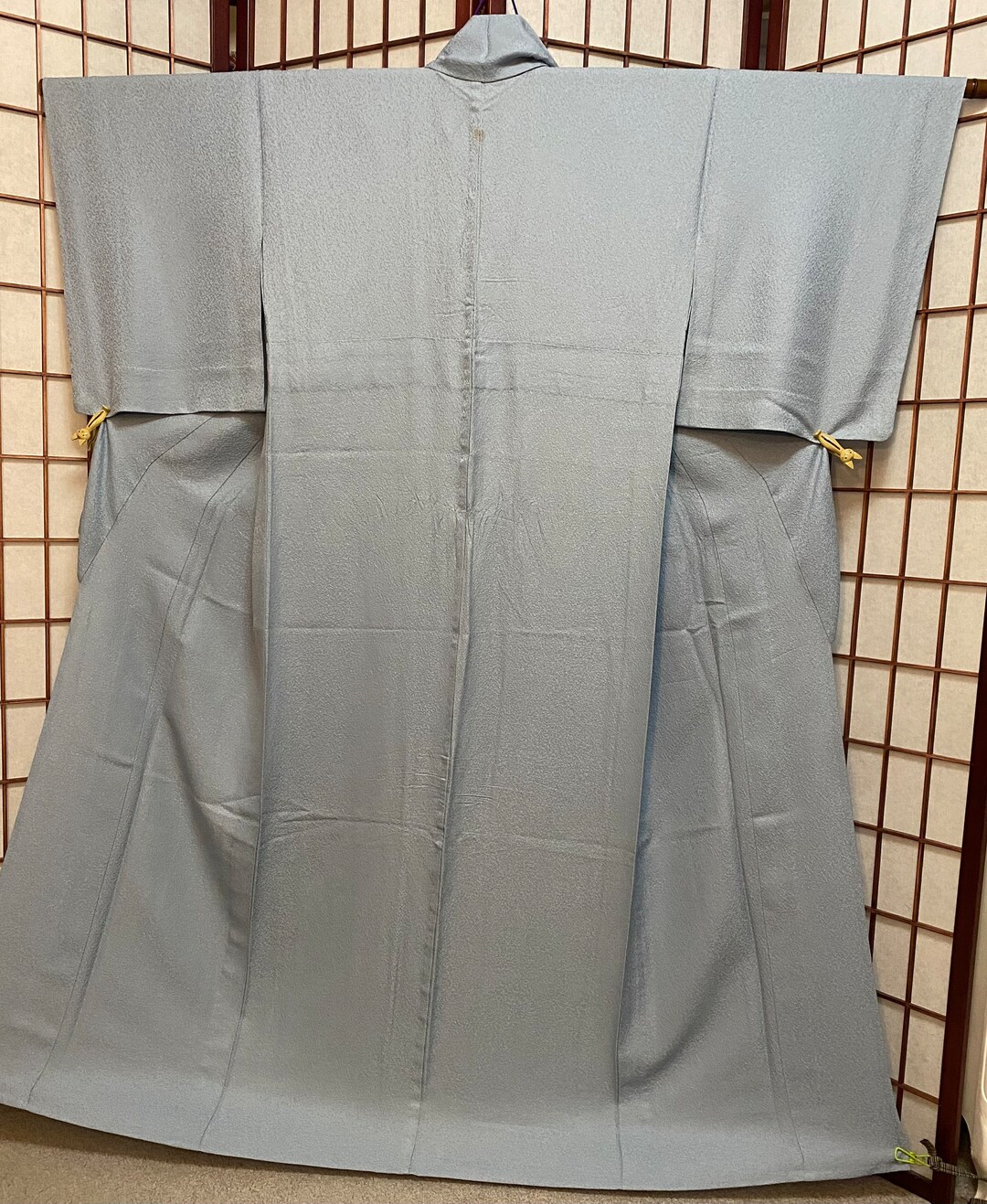 Vintage Silk Hitoe Iromuji Kimono With Kamon - Etsy